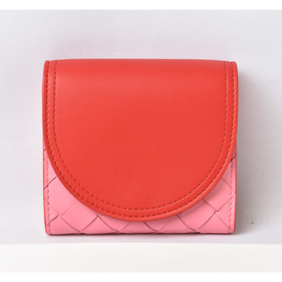 Bottega Veneta | Bags | Bottega Veneta Wallet Pink Red | Poshmark